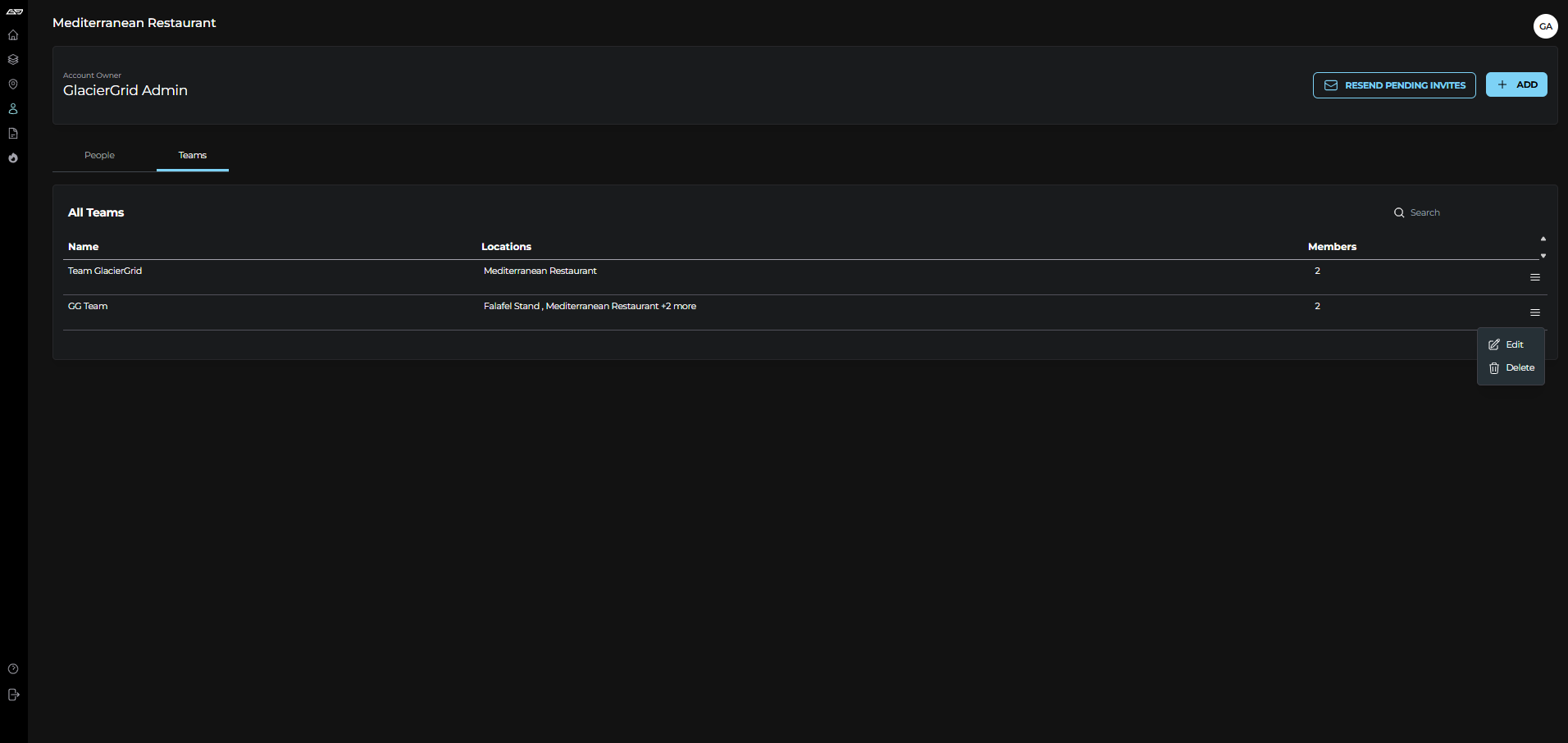 How do I assign a user to a location or team?