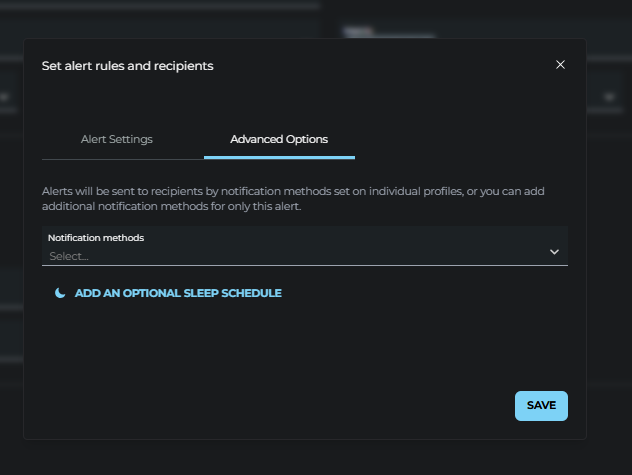 How do I schedule or pause my alerts?